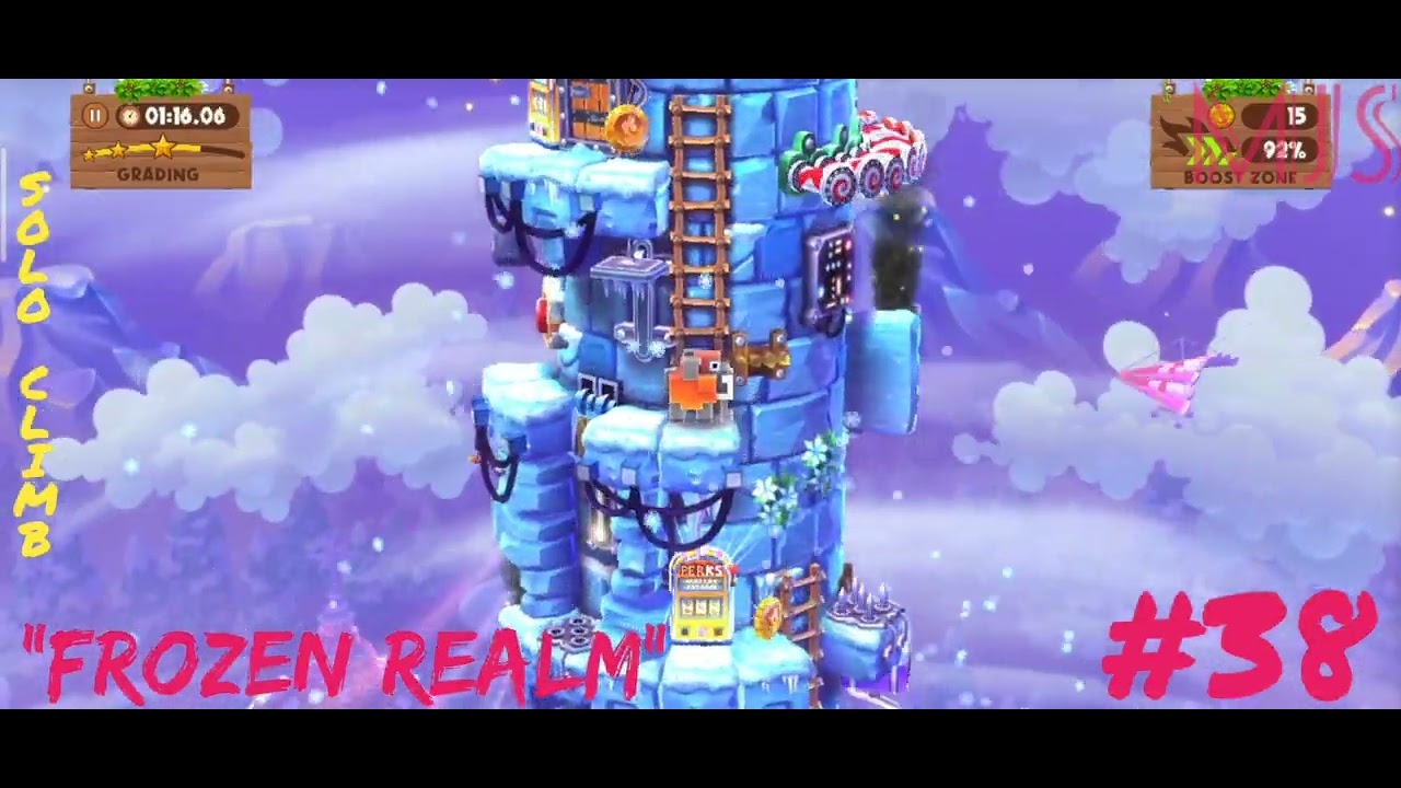 BLOCKY CASTLE - TOWER CHALLENGE! | "FROZEN REALM" LEVEL #38 | Solo ...