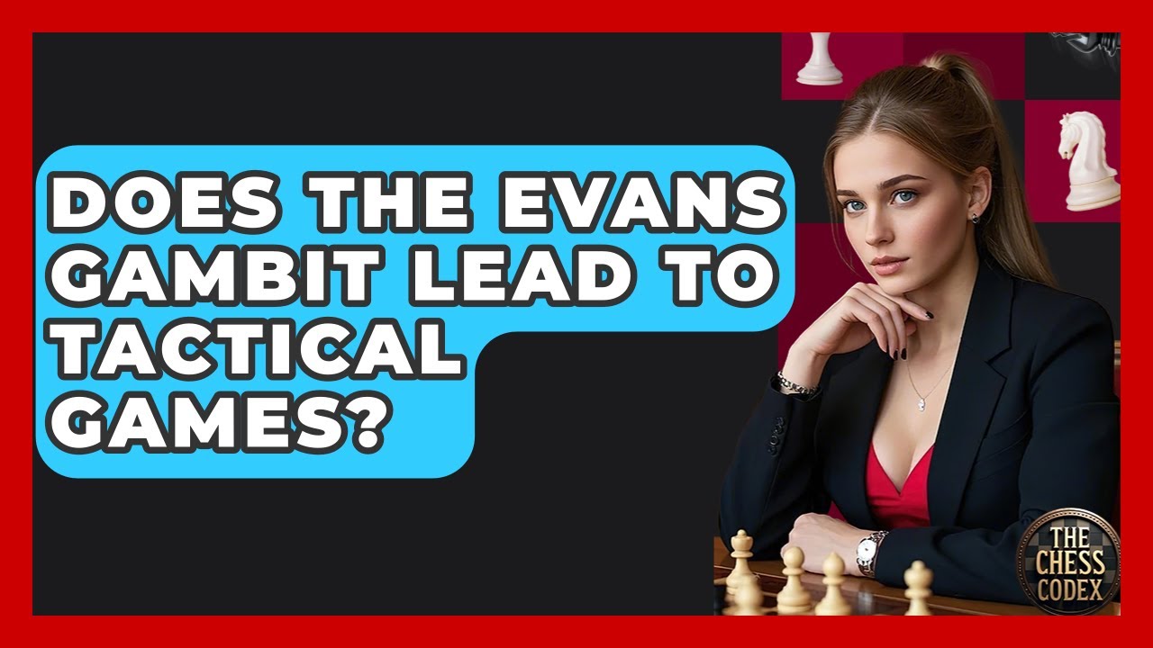 Does The Evans Gambit Lead To Tactical Games? - The Chess Codex - YouTube