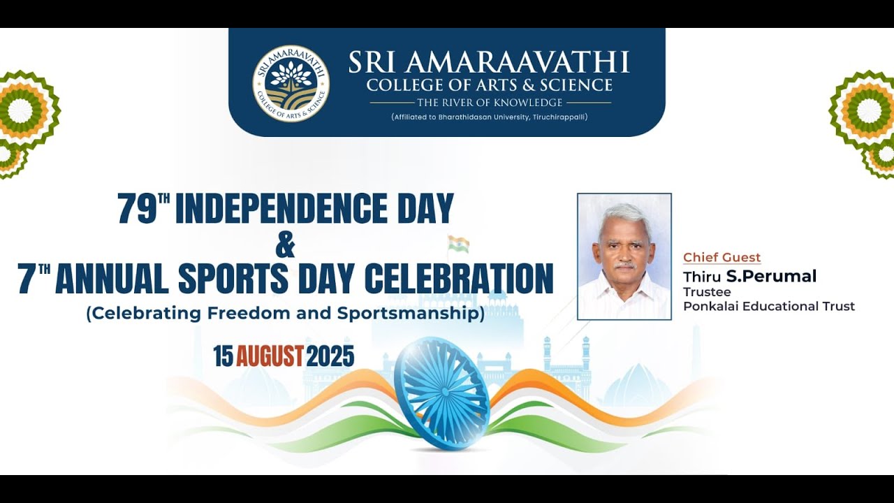 LIVE: 79th Independence Day & 7th Sports Day Celebration | SACAS - YouTube