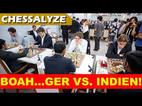 Es werden Helden gesucht! | Donchenko Blübaum Gukesh Erigaisi | FIDE Chess Olympiad 2026 Runde 9