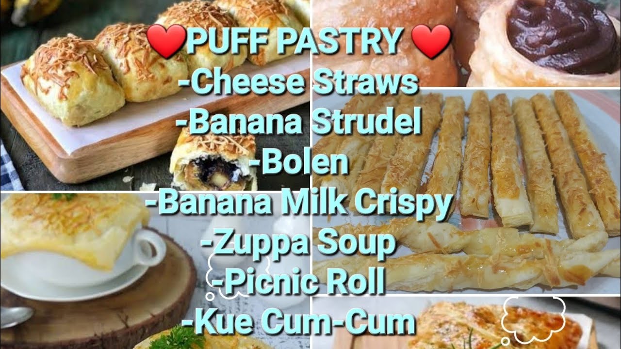 PUFF PASTRY / KULIT PASTRY SUPER MUDAH, LIPAT-LIPAT..!! - YouTube