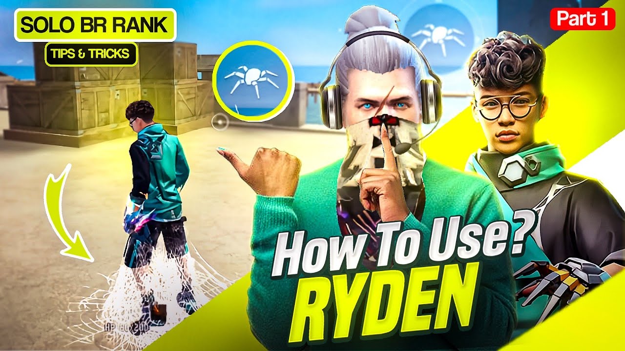 HOW TO USE "RYDEN CHARACTER" 🤫 | FULL DETAILS | PART - 1 | UTKARSH FF ...