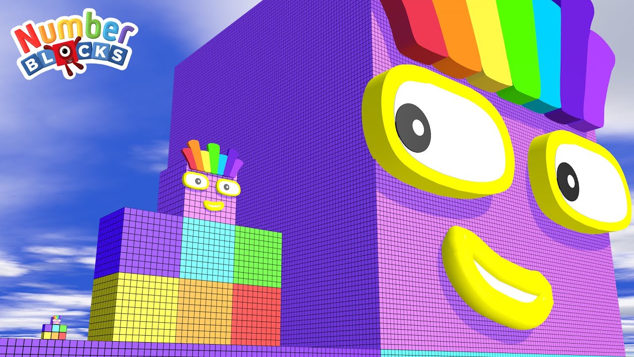 Numberblocks Step Squad NEW 1 to 7,000,000 BIGGEST - The Amazing Step ...