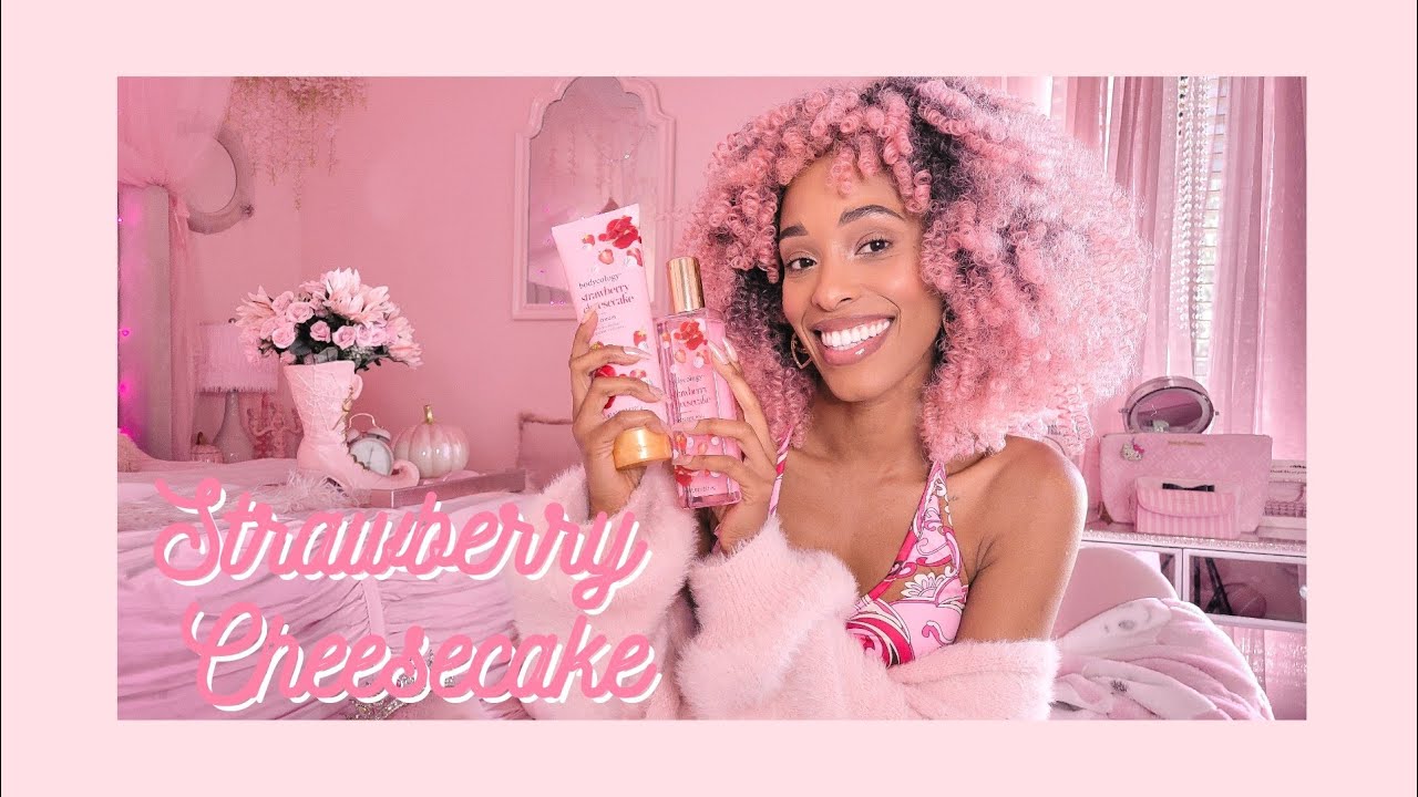 Strawberry CheeseCake Fragrance Review | Body Cology - YouTube