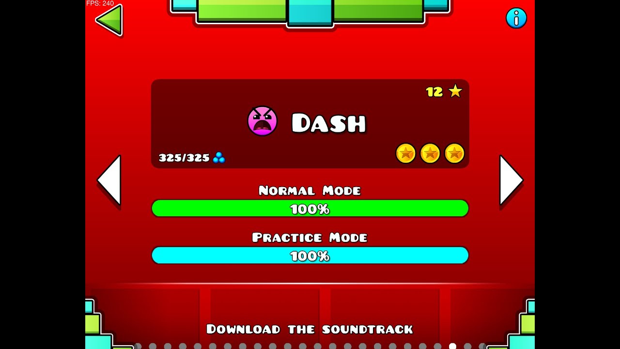 Dash 100% [All Coins] | Geometry Dash - YouTube