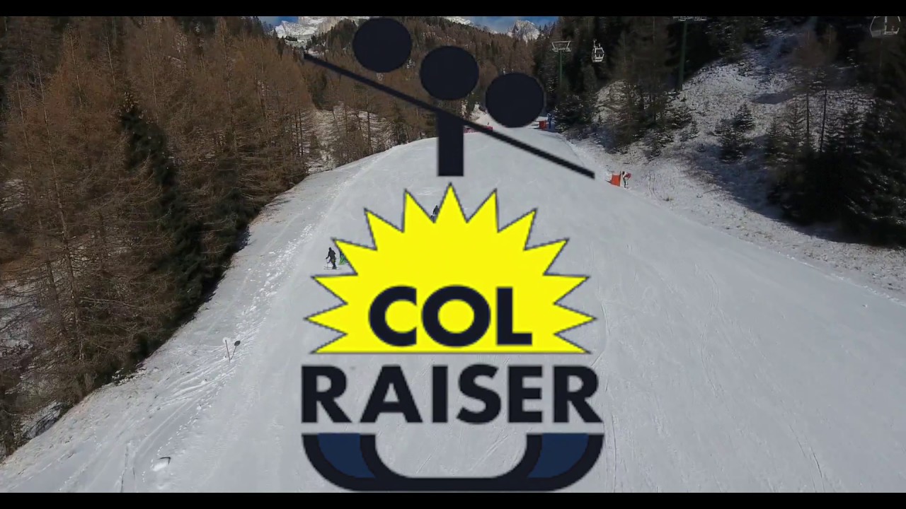 Ski slopes Col Raiser - YouTube