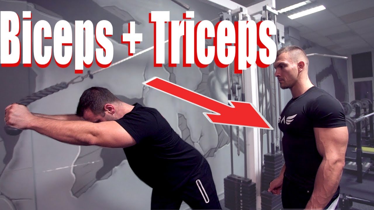TRÉNINK NA POŘÁDNÉ RUCE! BICEPS + TRICEPS - YouTube