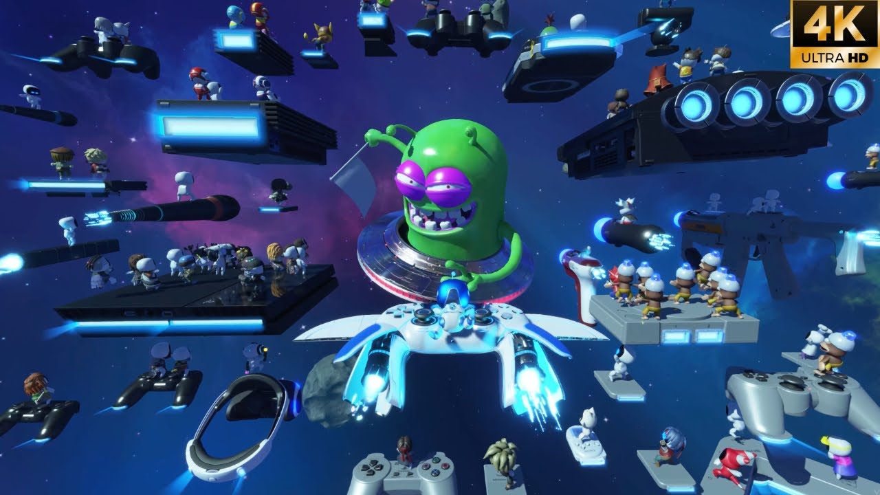 ASTRO BOT - Full Game final boss and ending (4K60FPS) - YouTube