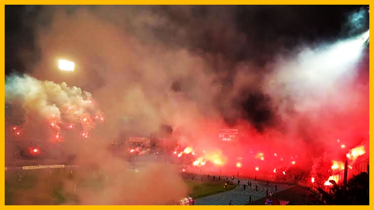 Ultras Hercules : IR Tanger vs. FAR Rabat - (06/03/2016) - YouTube