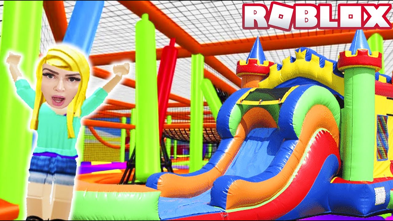 Roblox -ESCAPE do PARQUE dos PULA PULAS (Escape Inflatable Obby) - YouTube