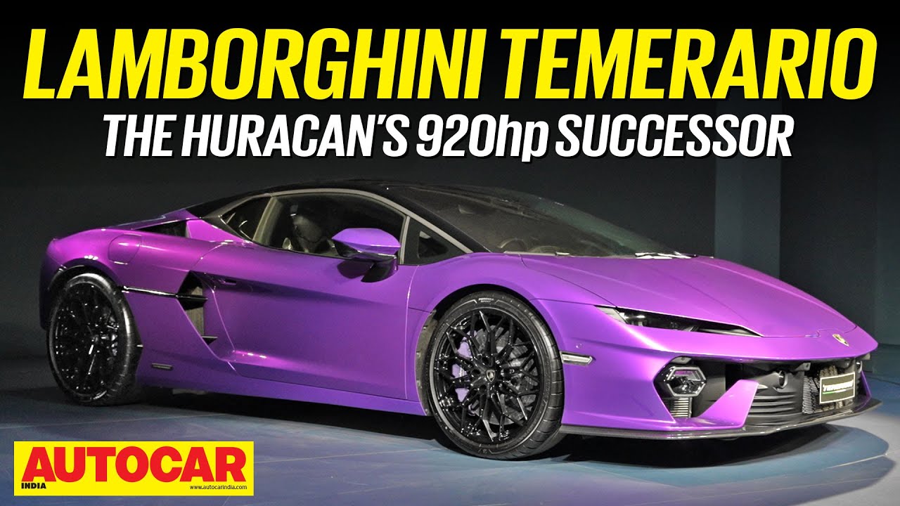 Lamborghini Temerario - Screaming 10,000rpm supercar starts at Rs 6 ...