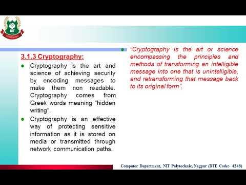 NIS 3.1 Introduction to Cryptography - YouTube