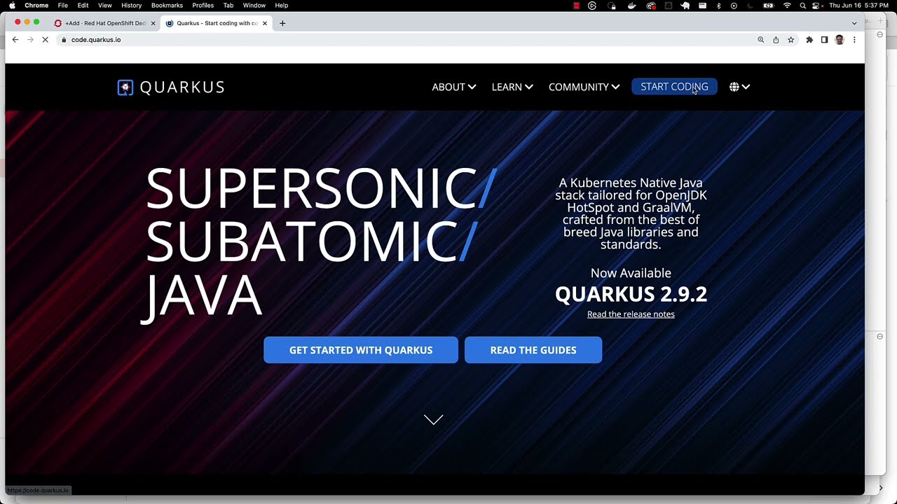 Quarkus To Openshift Youtube