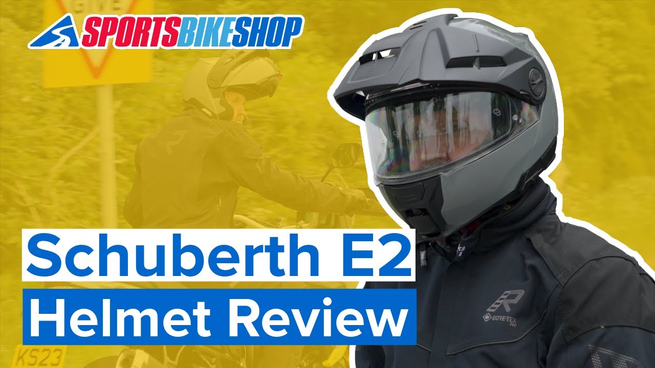 Schuberth E2 helmet review - adventure flipfront tested - YouTube