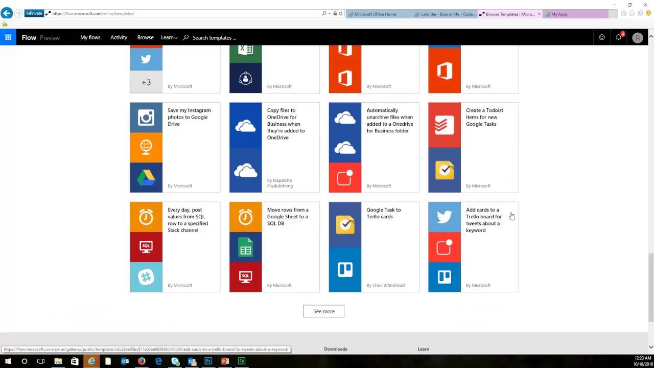 Microsoft Flow - Getting Started - YouTube