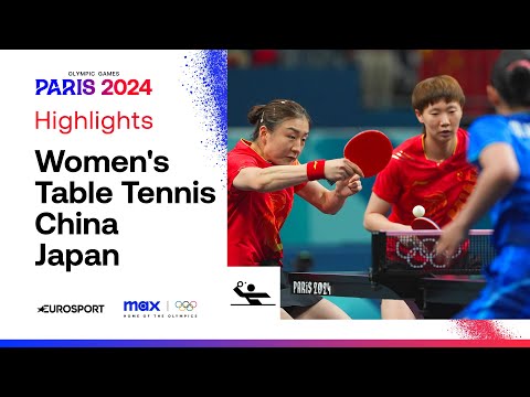 OLYMPIC HISTORY! ⭐ | Team Table Tennis | China vs Japan Highlights | #Paris2024