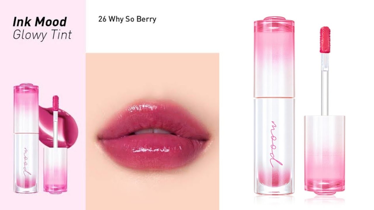 Unbox And Swatch Peripera Ink Mood Glowy Tint No26 Why So Berry - YouTube