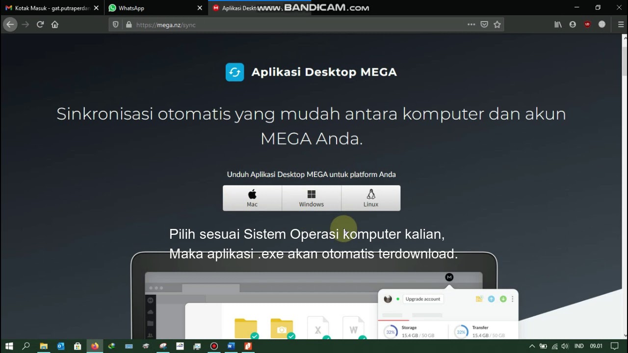 Tutorial Download dan Instal Aplikasi Desktop Mega Kurang dari 3 Menit ...