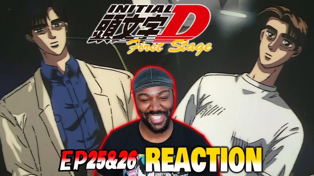 EPISODE 25 & 26 || Initial D First Stage Reaction || TAKUMI VS RYOSUKE ...