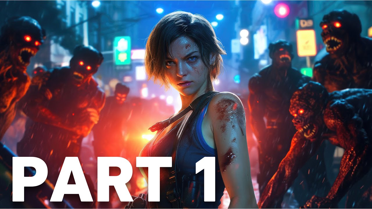 RESIDENT EVIL 3 REMAKE Walkthrough Gameplay Part 1 - No Commentary PS5 ...