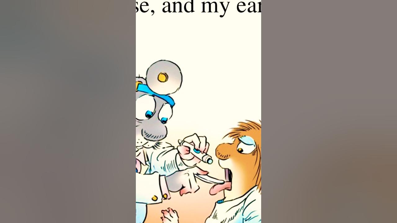 Just a Little Sick Written by Mercer Mayer #readaloud #niños # ...