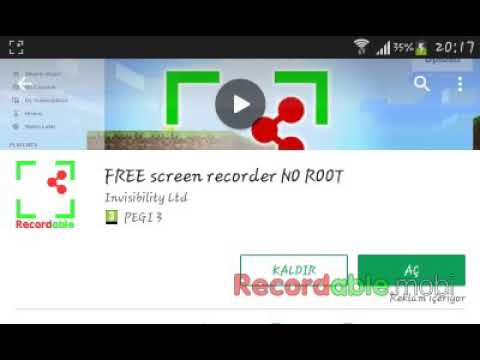 Android 4.2.2. nasıl ekran kaydedici yüklenir