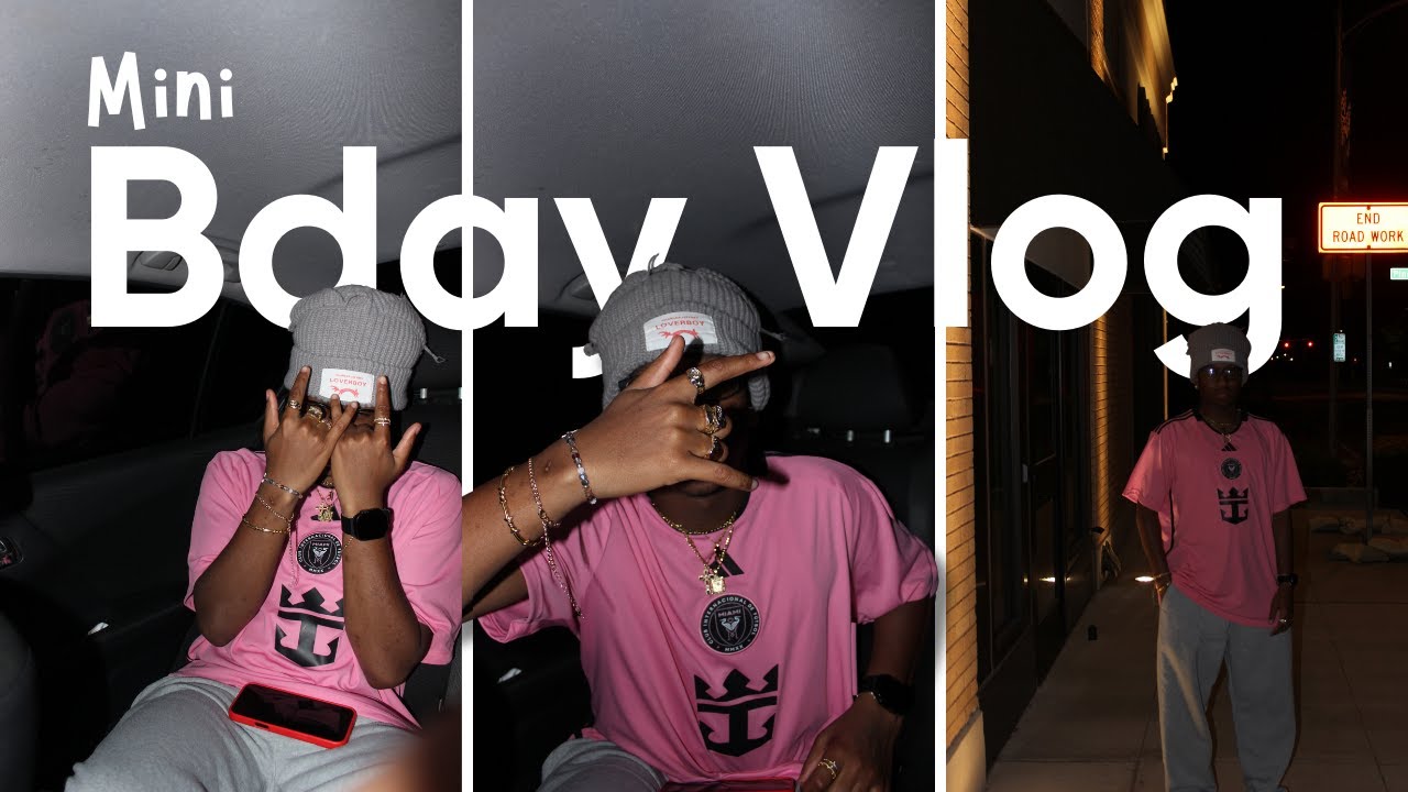 Mini Bday Vlog: Jay Mon - YouTube