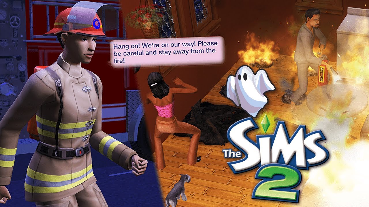 DELILAH'S GHOST BURNED THE HOUSE DOWN! 🔥 The Sims 2: University | LIFE ...