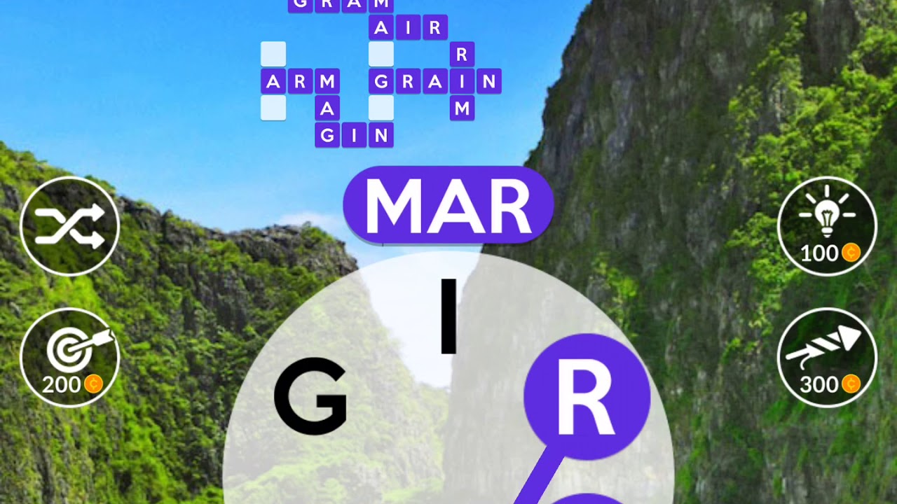 Wordscapes Level 6250 Answers - YouTube