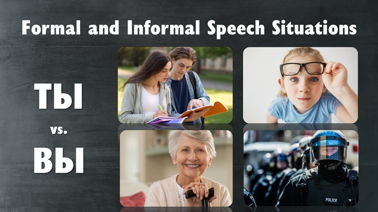 Basic Russian 1: Formal and Informal Speech Situations - YouTube