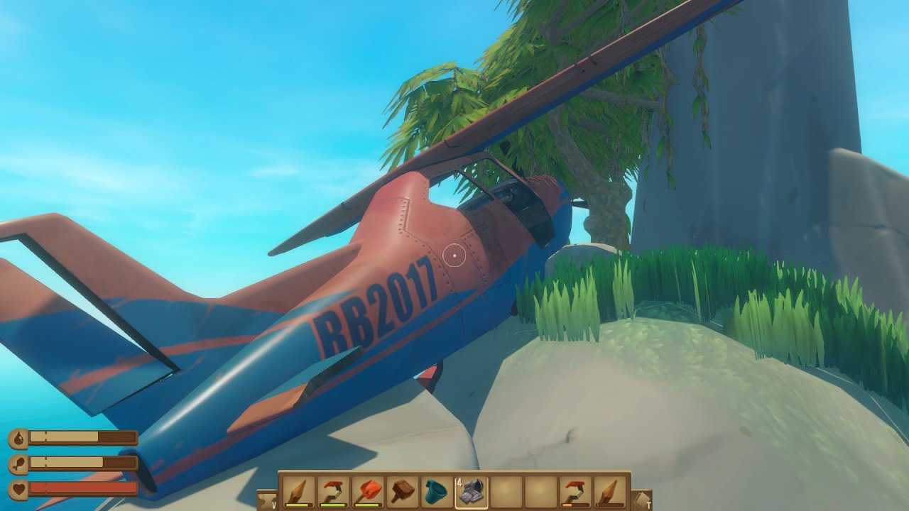 Raft S1E3 Finding a plane.. And building out our raft - YouTube