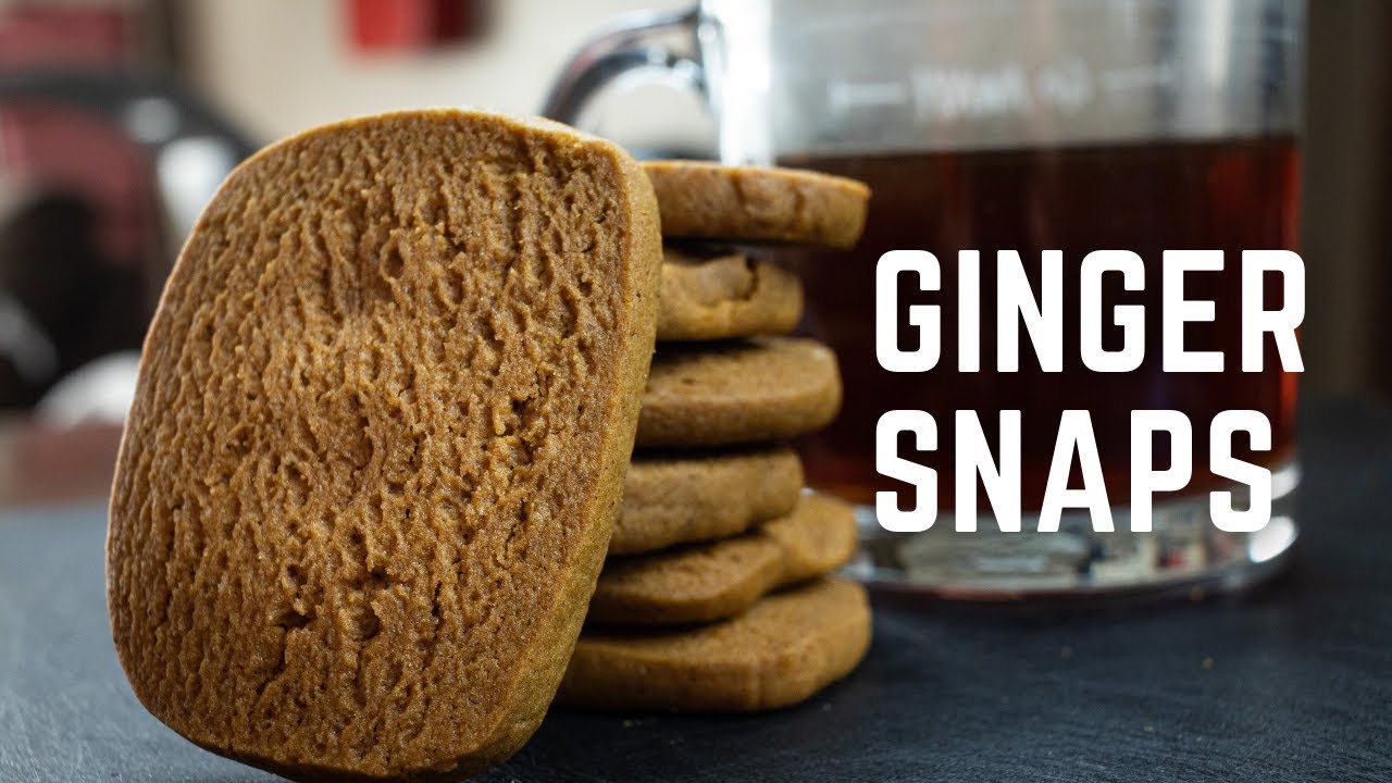 Idiot Proof Ginger Snap Cookies - YouTube