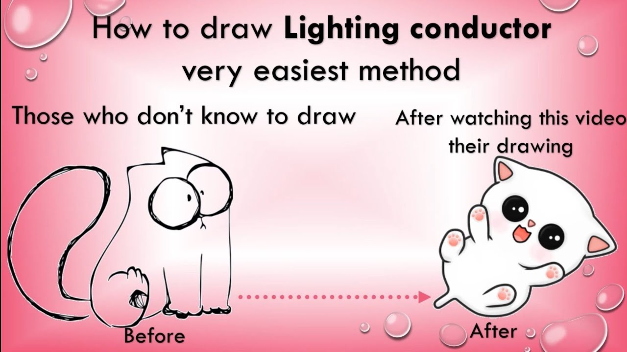 How to draw lightning conductor diagram how to draw and label a neat ...