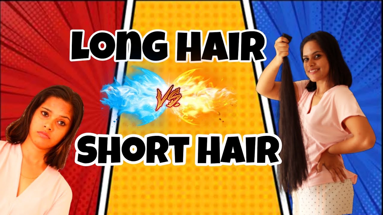 Long Hair Vs Short Hair 😂 || Indhuofficial || Malayalamvine || Comedy ...