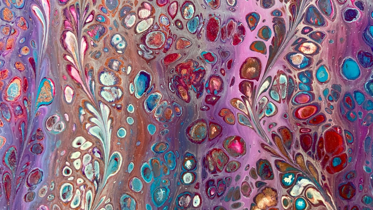 (75) ACRYLIC POUR Swipe tutorial for beginners - silicone, balloon work ...