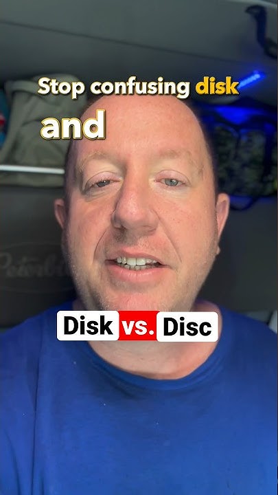 Stop confusing “Disk” and “Disc.” AVOID this English mistake! #learnenglish - YouTube