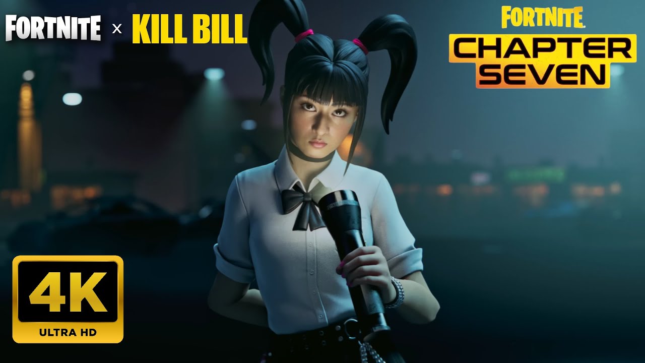 Yuki Yubari Skin 4K Gameplay | FORTNITE x KILL BILL - YouTube