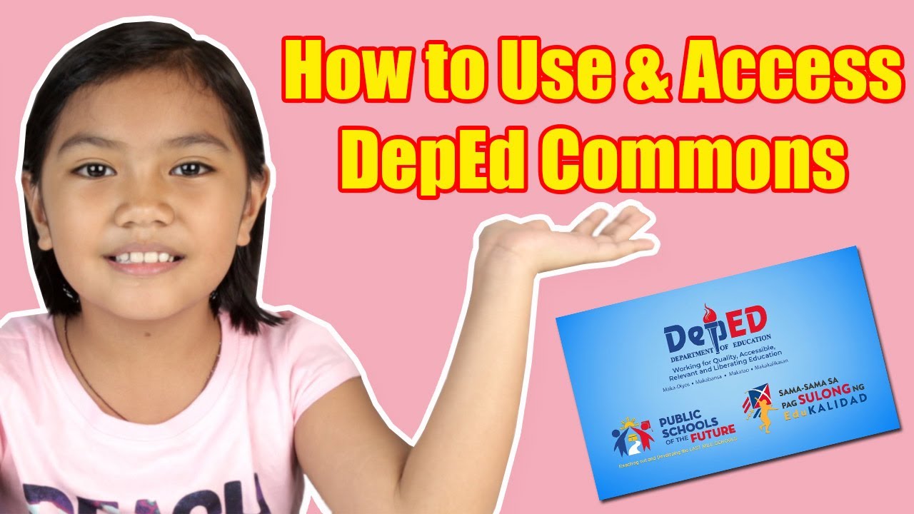 How to Use and Access DepEd Commons - YouTube