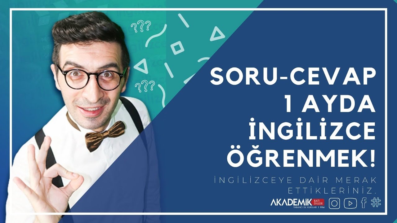 Bir Ayda İngilizce Öğrenmek ¿ - YouTube