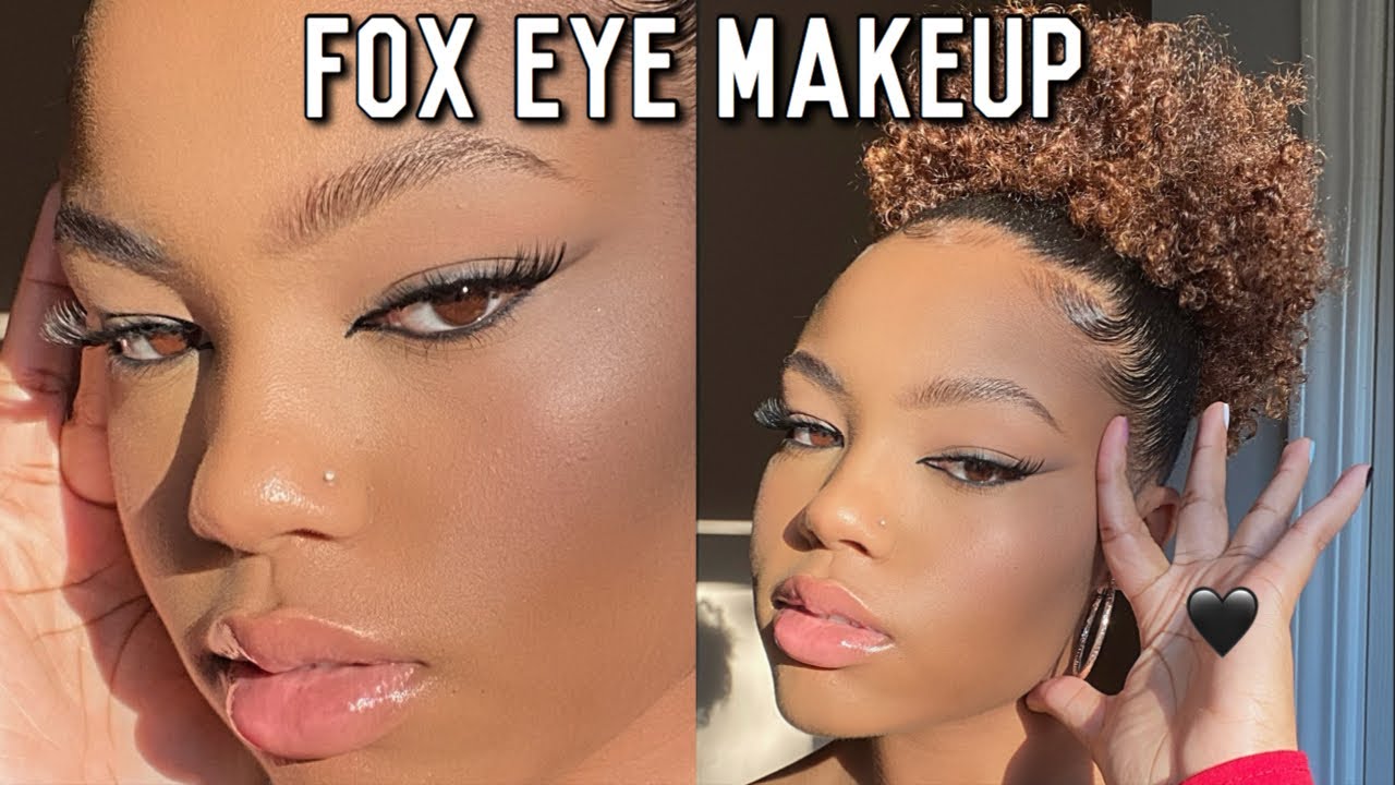 I Tried the Fox Eye Makeup Trend *gets snatched instantly* - YouTube