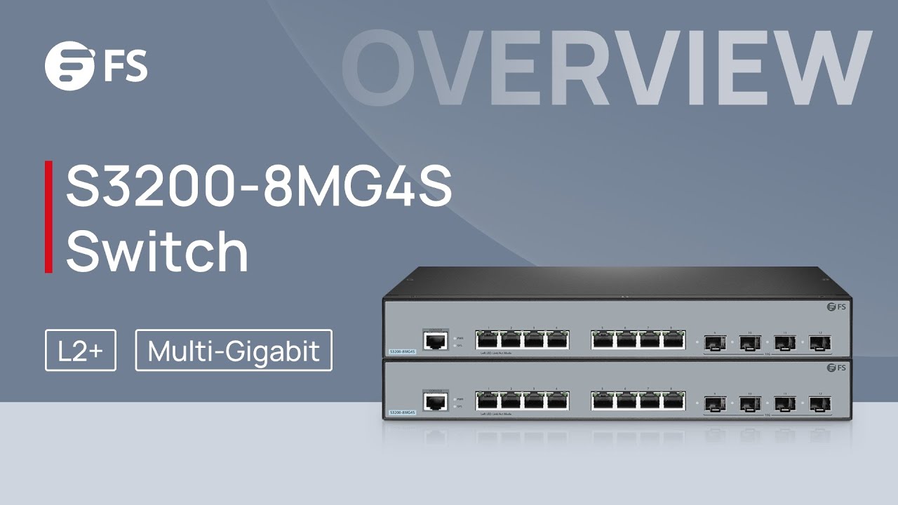 S3200-8MG4S L2+ Multigigabit Enterprise Switch Overall Introduction ...