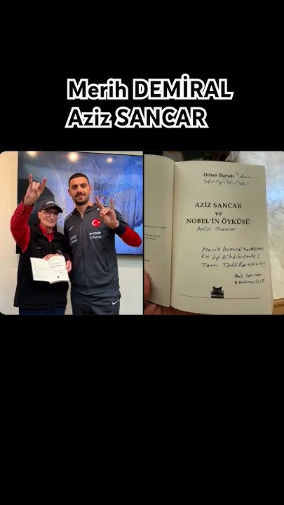 Aziz Sancar ve Merih Demiral bozkurt selamı - YouTube