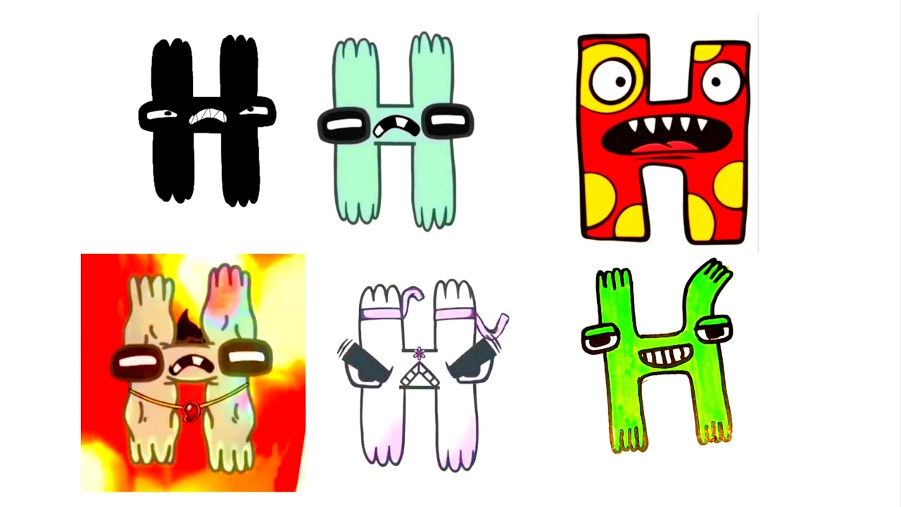 Alphabet Lore - H #alphabet #alphabetlore #alphabetart - YouTube