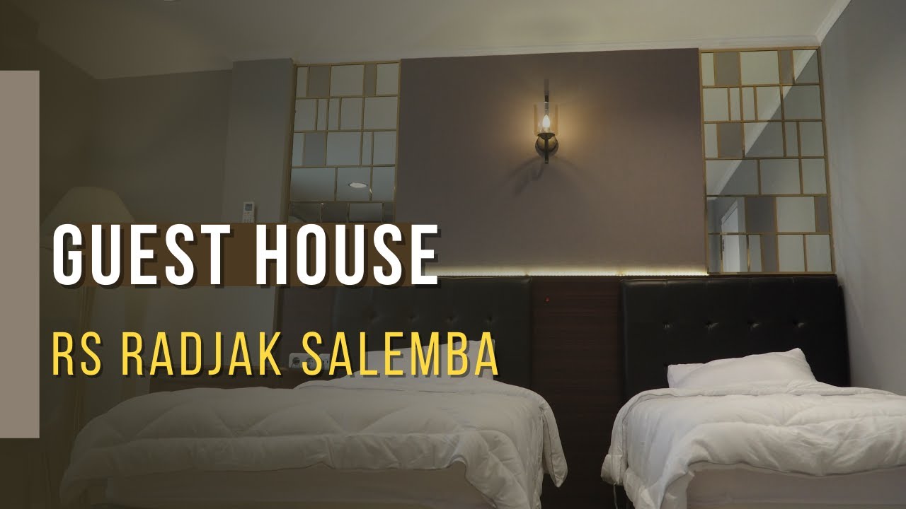 My Project #1 Guest House Rs Radjak Salemba - YouTube