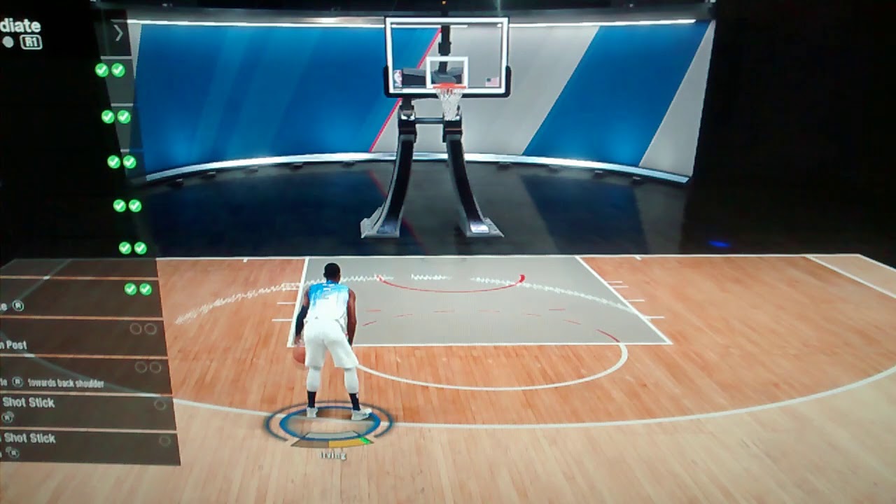 How To Do A Post Step back And A Fancy Step Back (NBA Live 18 - YouTube