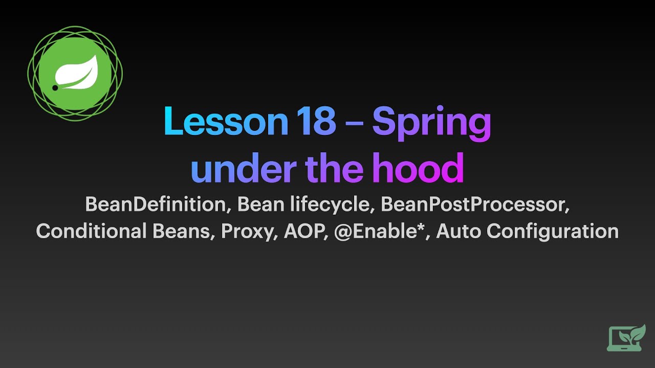 🔥 Як працює магія Spring під капотом? @EnableMagic, BeanDefinition та BeanPostProcessor - YouTube