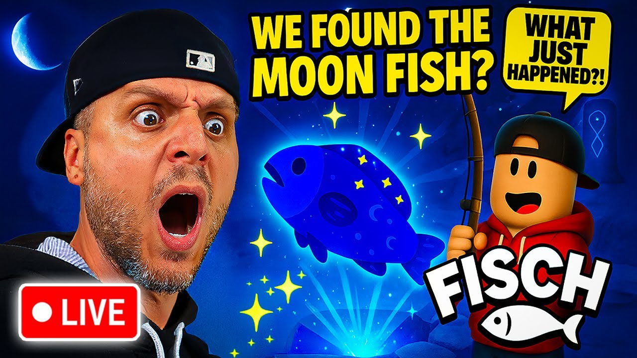 WE FOUND THE SECRET MOON FISH?! 🌕 | Fisch Blue Moon Update LIVE! - YouTube