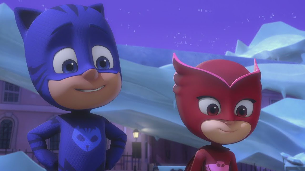 パジャマスク PJ Masks Japanese | 街が氷になった！ | フルエピソード | 子供向けアニメ - YouTube