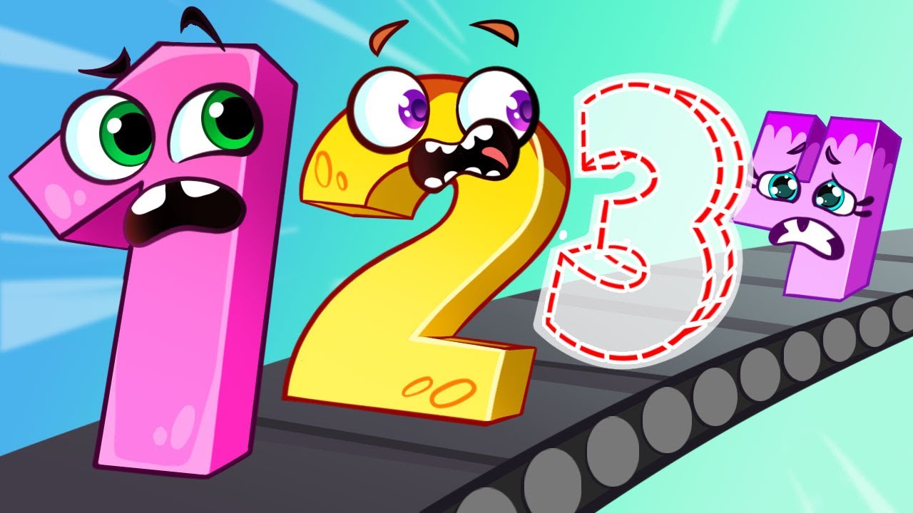 One, Two, Three! Number Song For Kids! | Learn To Count With Slime Sam ...