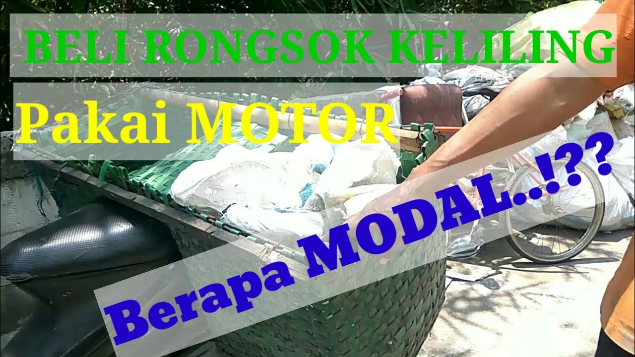 Beli RONGSOK KELILING pake Motor || SAHABAT RONGSOK - YouTube